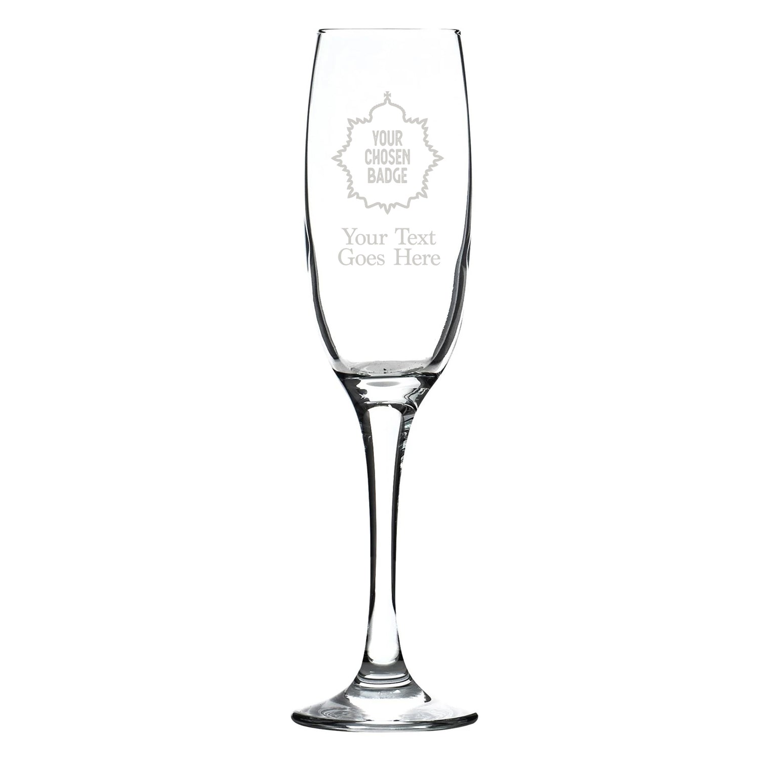 Military Engraved Champagne Flute 220ml | Empire Medals