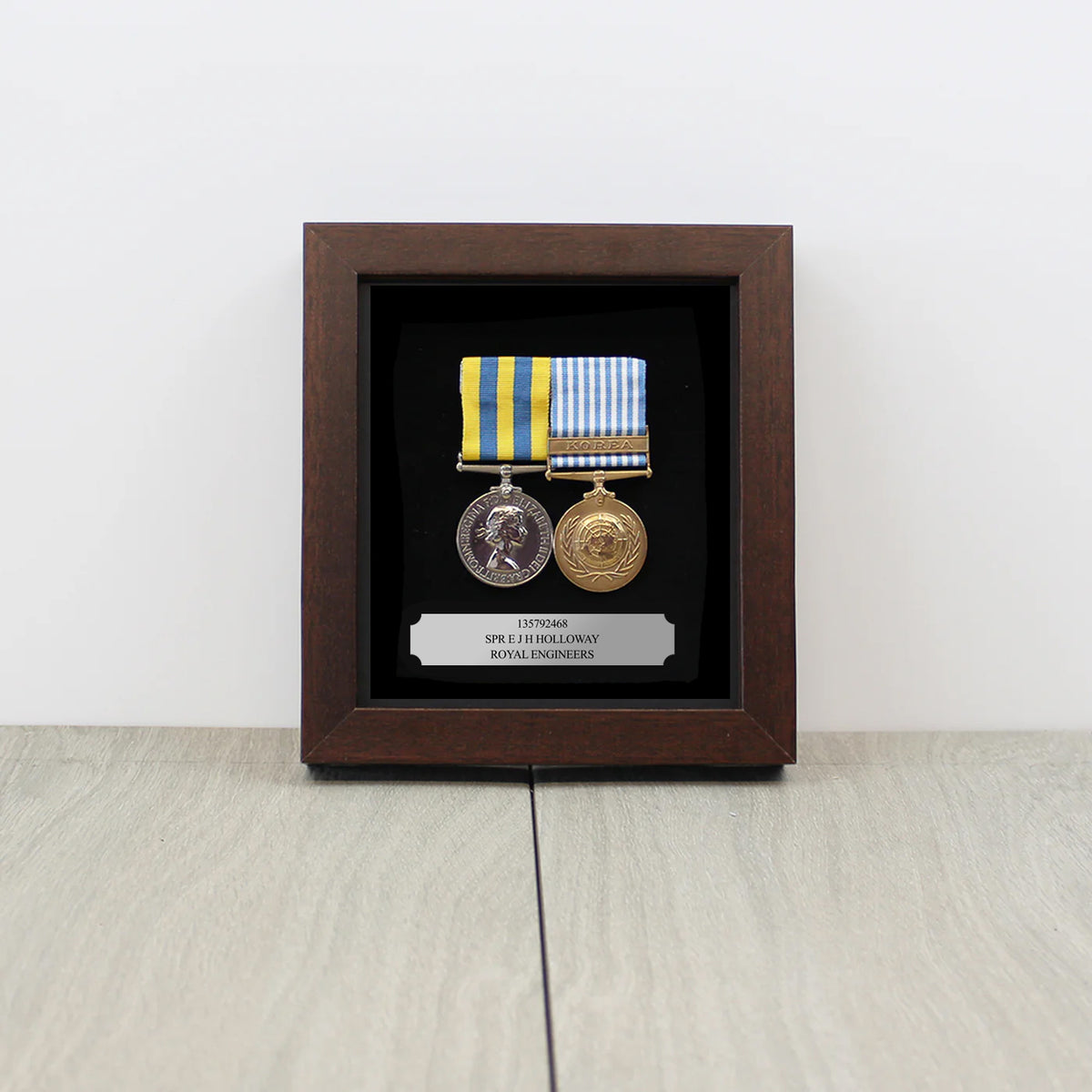 Medal Display Case for 2 Mounted Medals — Empire Medals
