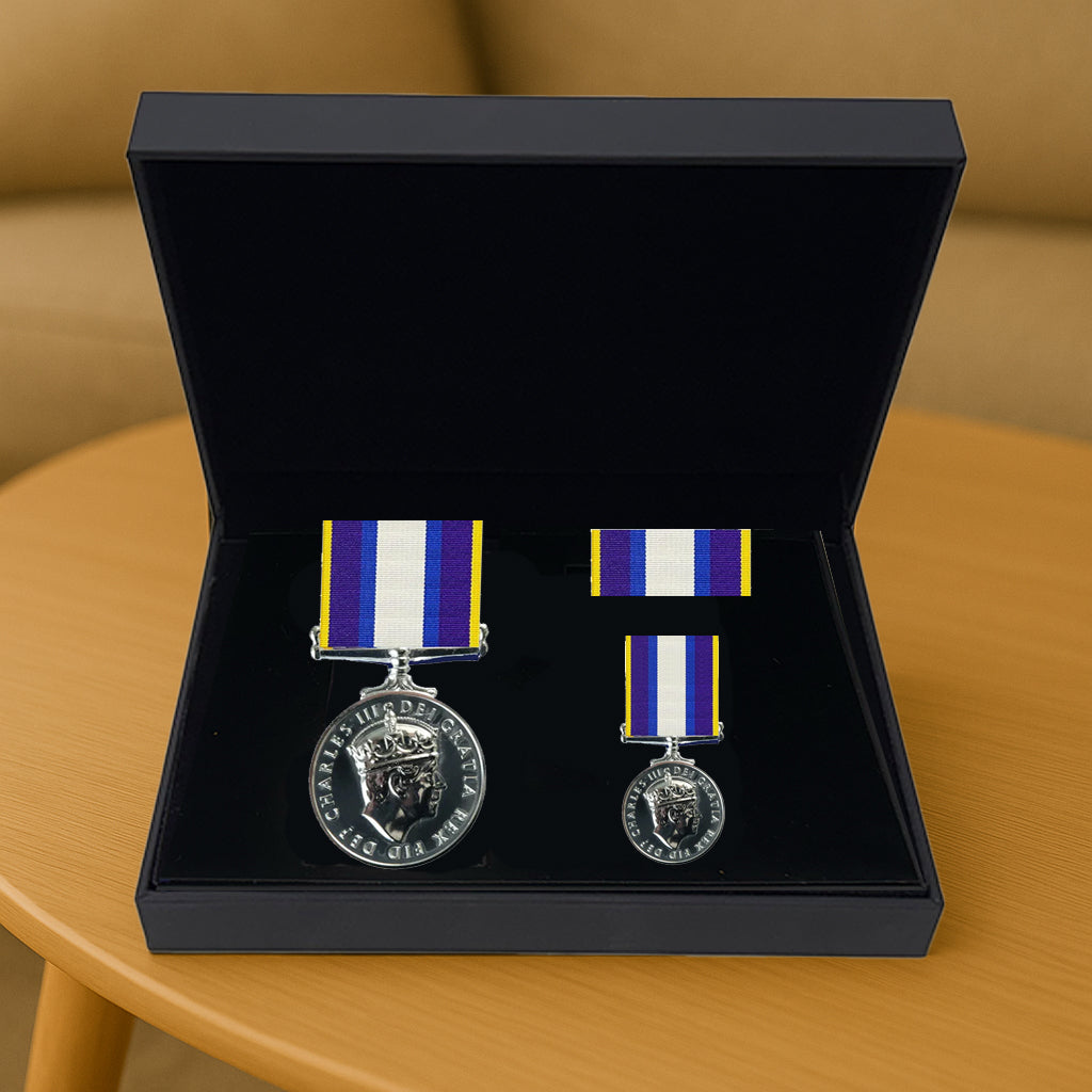 Border Force Long Service Medal CIIIR Set | MoD Licensed | Empire Medals
