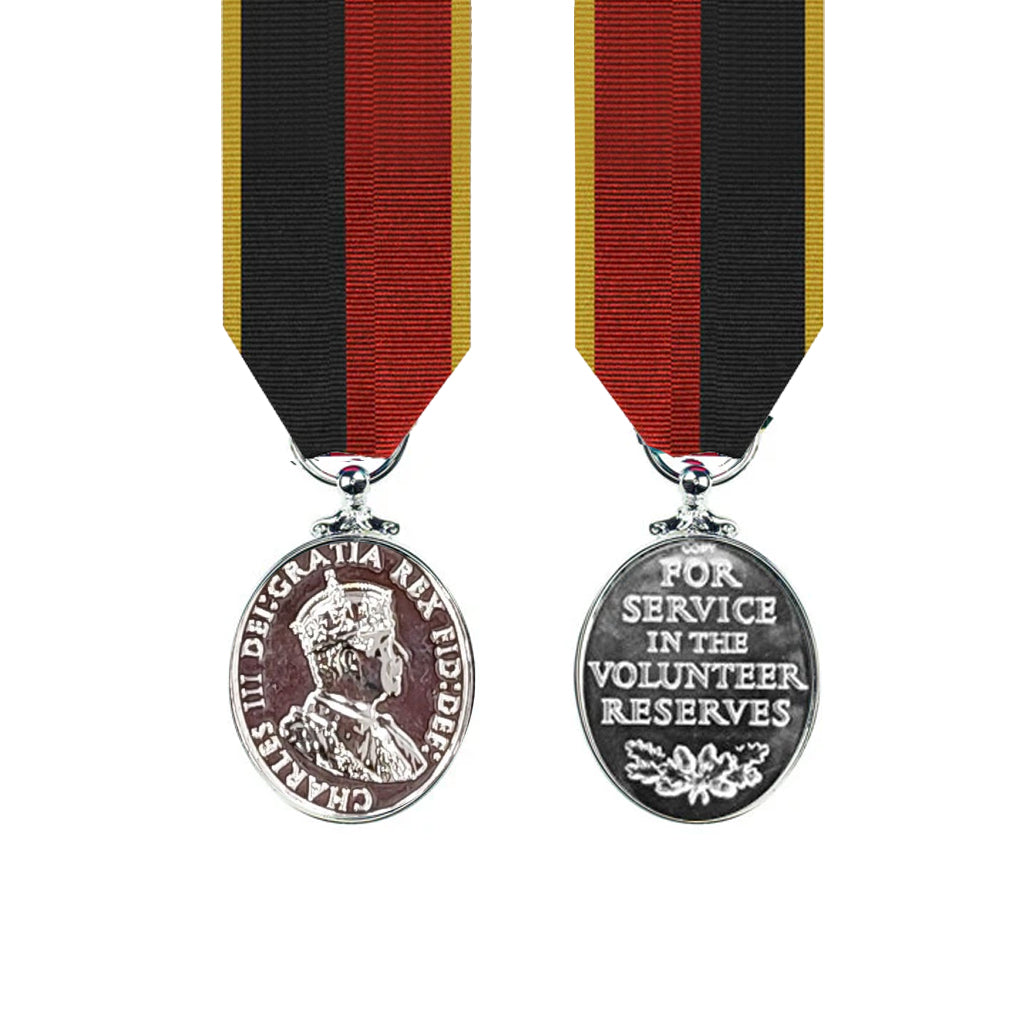 Volunteer Reserve Service HAC Miniature Medal King Charles III — Empire ...