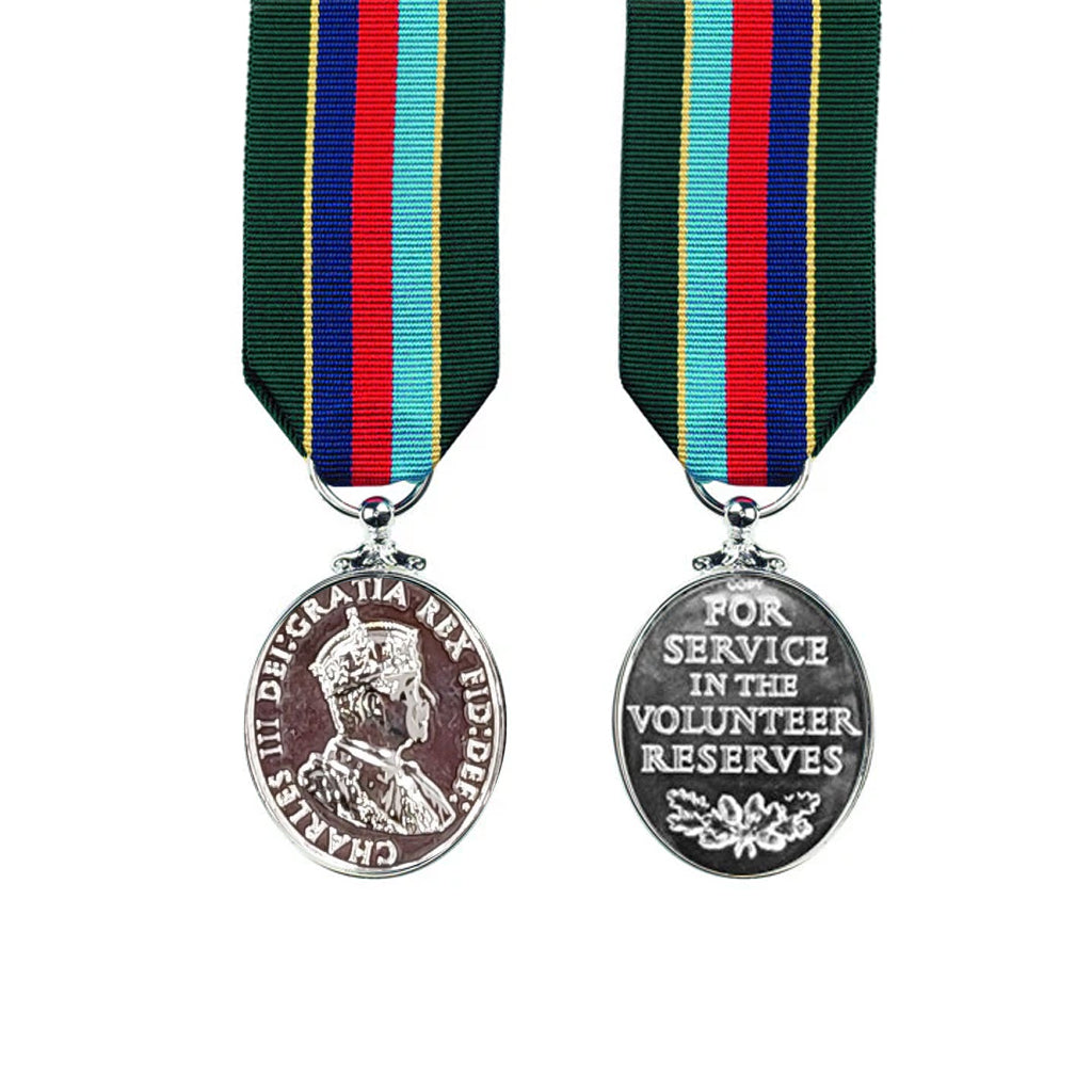 Volunteer Reserve Service Miniature Medal (VRSM) King Charles III ...