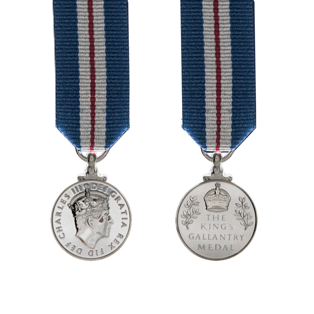 Kings Gallantry Medal Miniature — Empire Medals