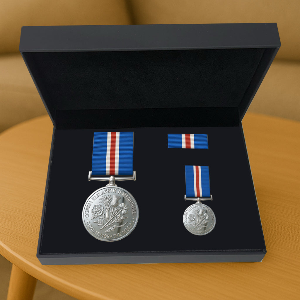 Queen Elizabeth II Memorial Medal | Full Size, Miniature, Lapel Pin ...