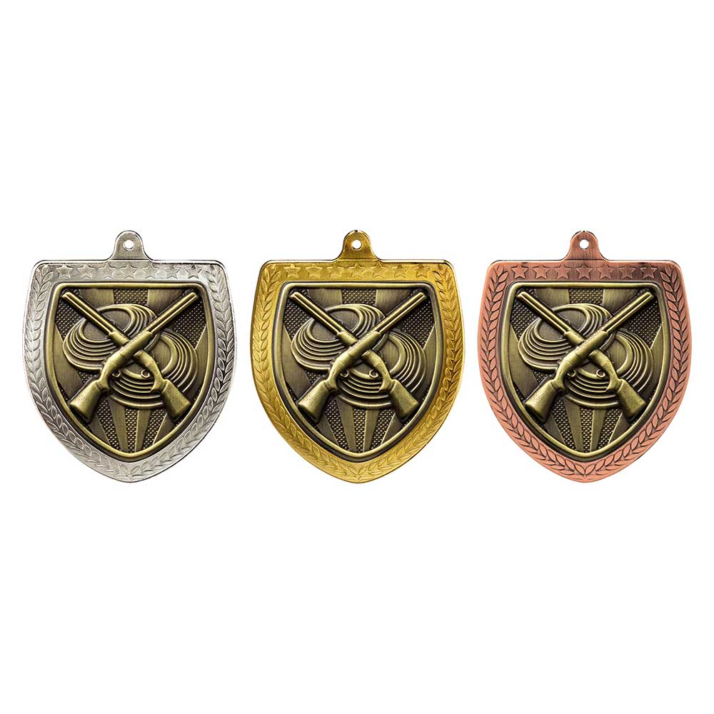 Cobra Clay Pigeon Shooting Shield Medal — Empire Medals