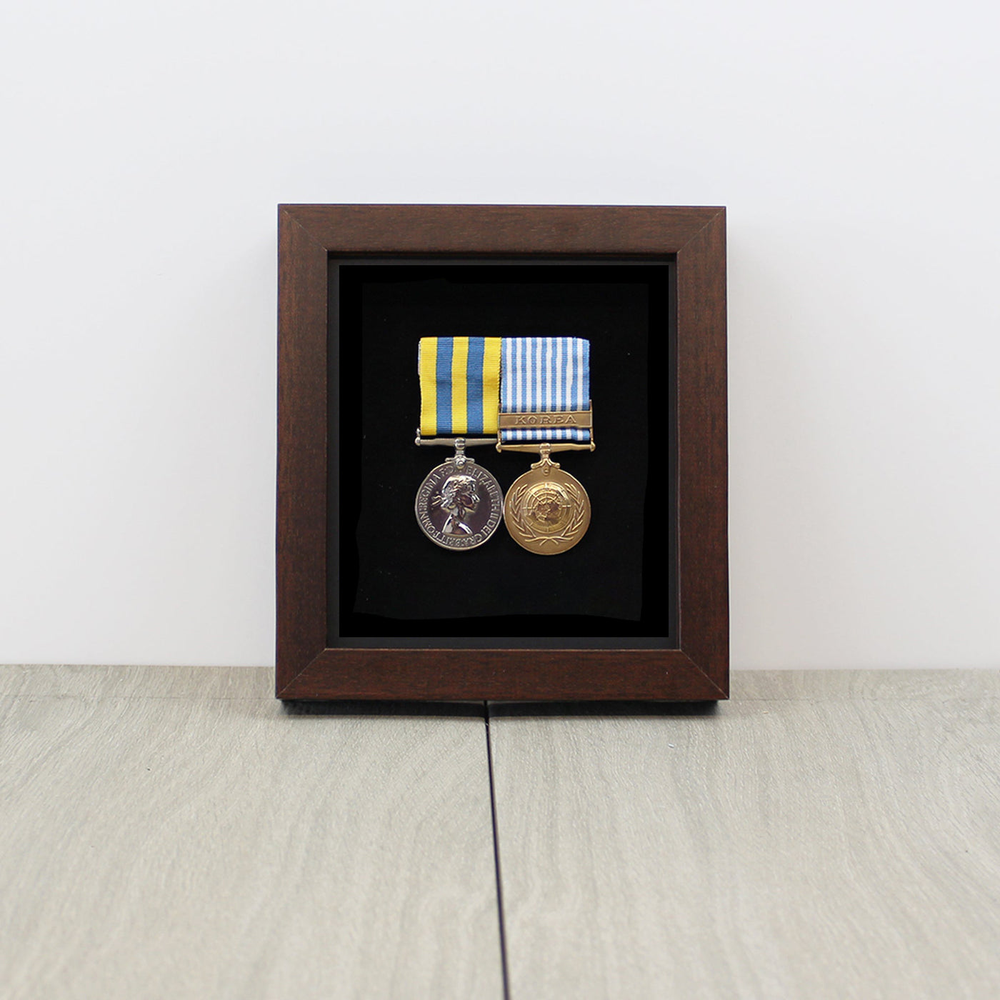 Medal Display Case for 2 Mounted Medals — Empire Medals