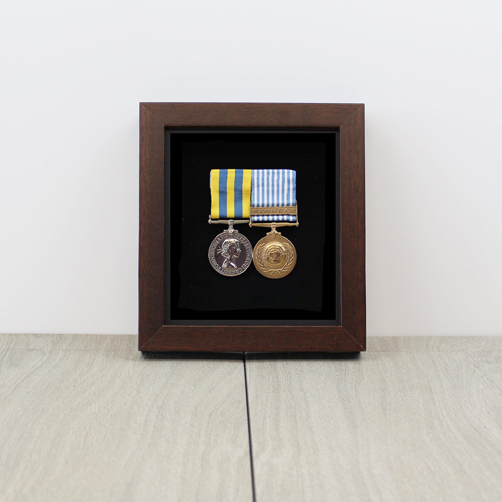 Medal Display Case for 2 Mounted Medals — Empire Medals