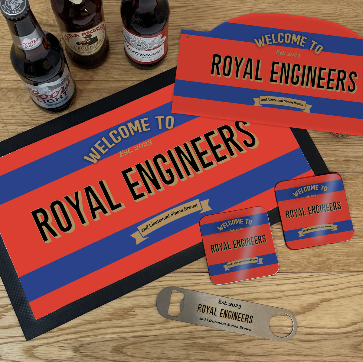 Royal Engineers Personalised Military Bar Gift Set — Empire Medals