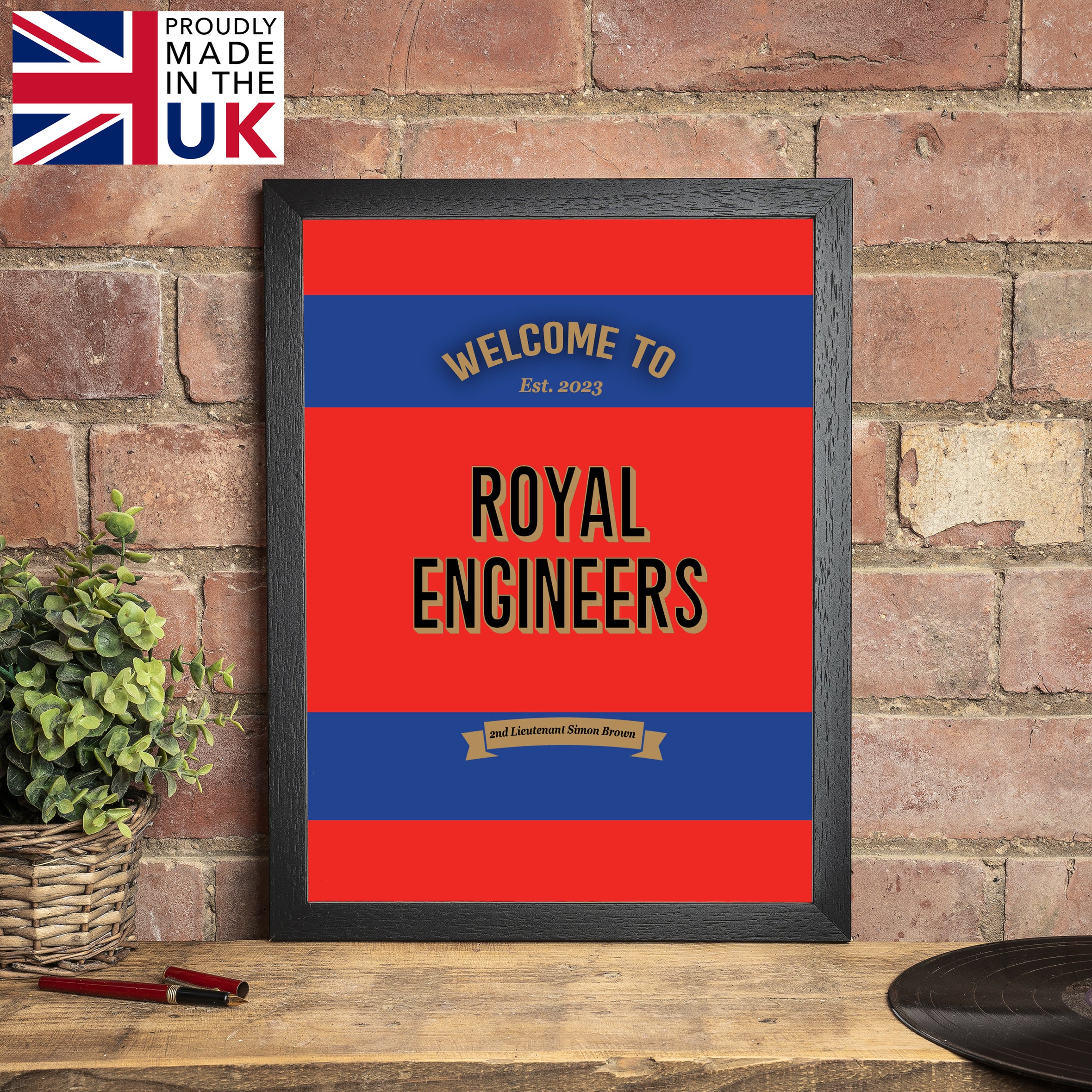 Royal Engineers Personalised Military Bar Gift Set — Empire Medals