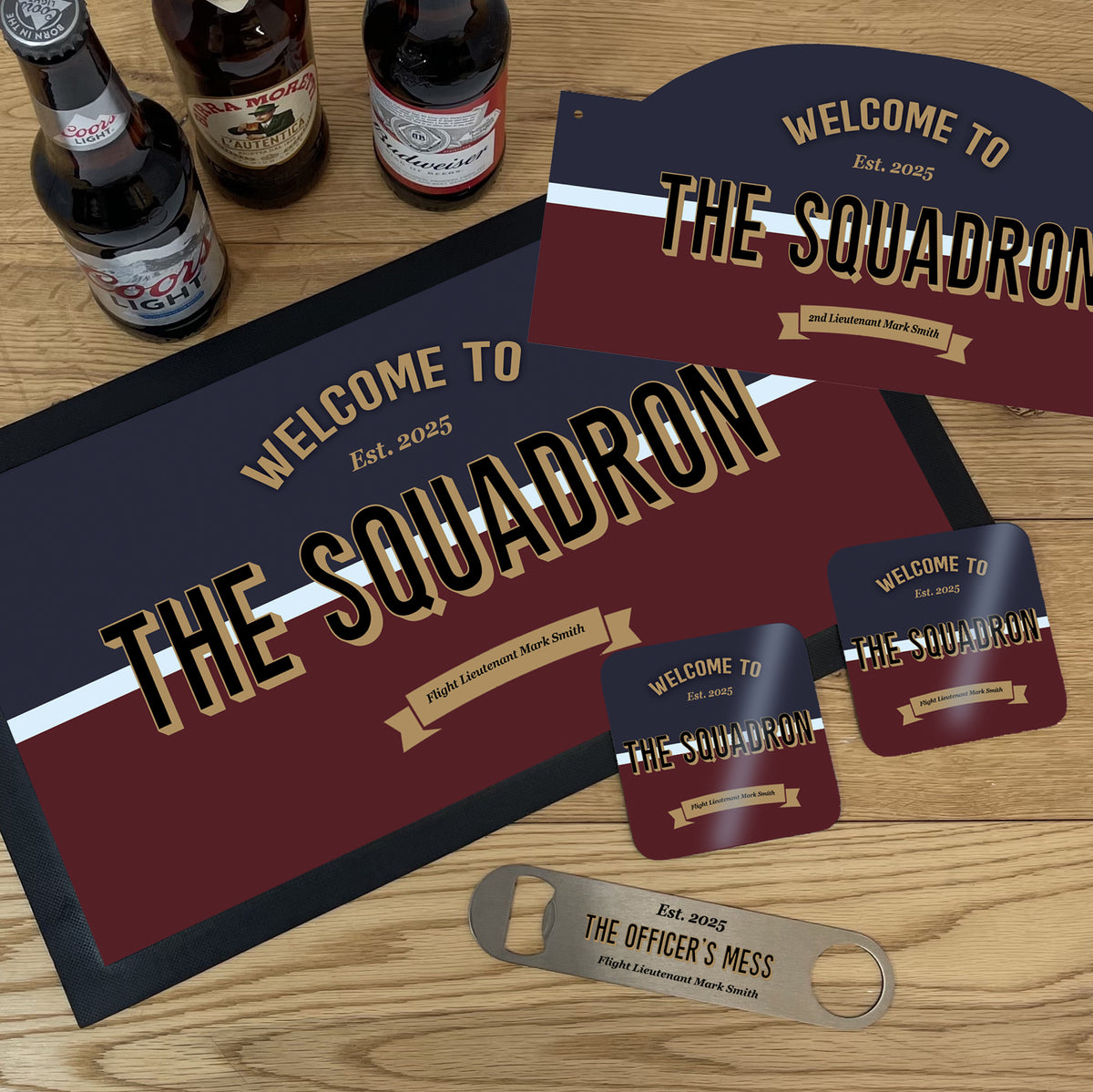 Personalised Royal Air Force Bar Set â Custom RAF Gift for Veterans ...