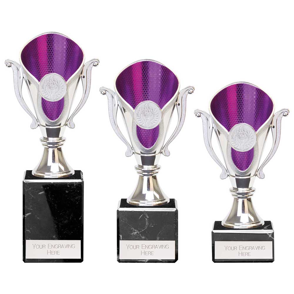 Wizard Legend Trophy Silver & Purple — Empire Medals