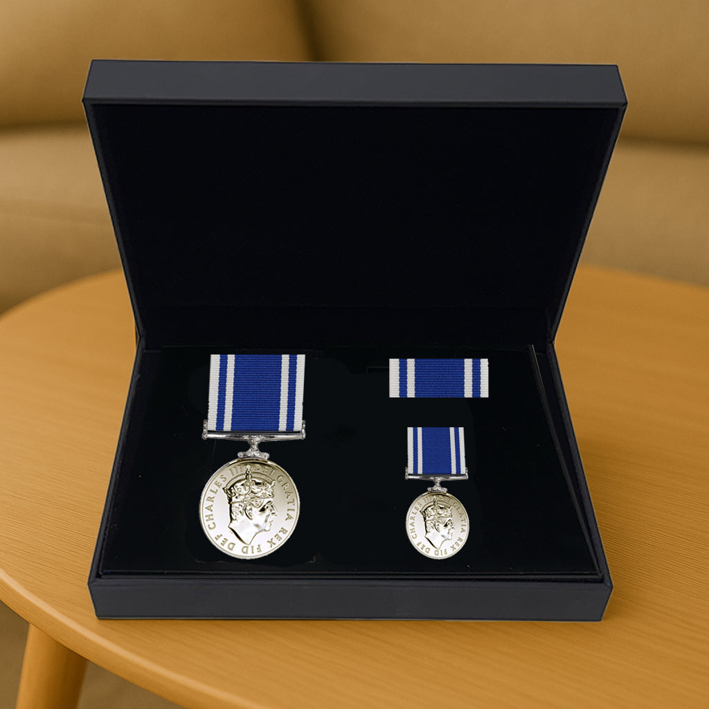 Police Long Service Medal CIIIR Set | MoD Licensed | Empire Medals