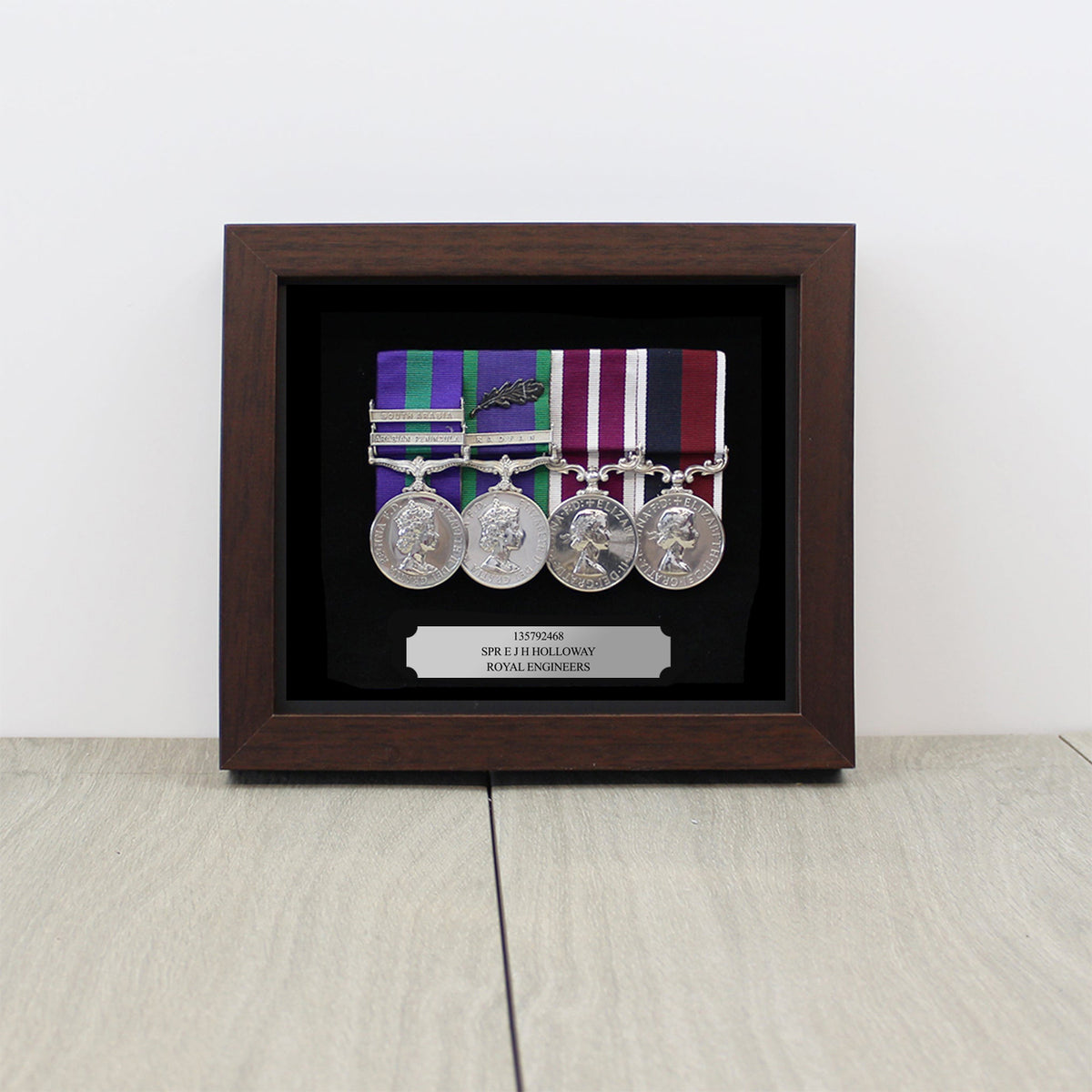 Freestanding Medal Display Case for 3 to 4 Medals — Empire Medals