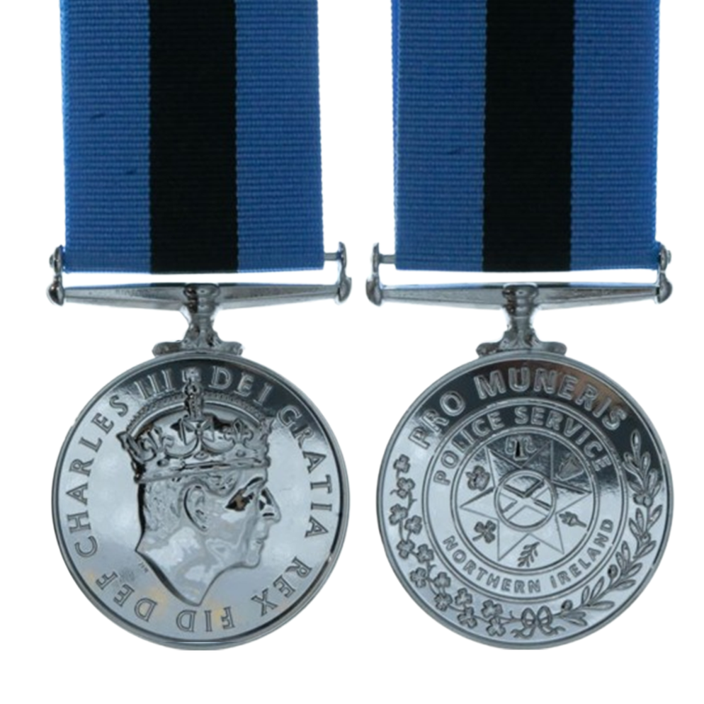 Police Service Northern Ireland Full Size Medal Charles III — Empire Medals