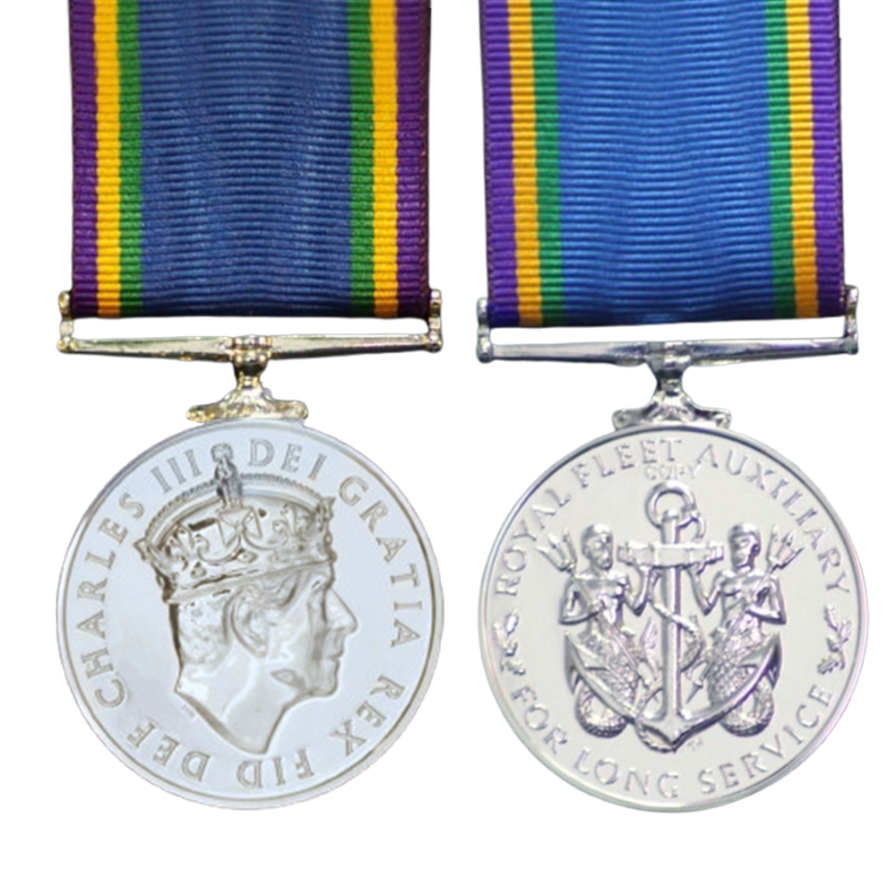 Royal Fleet Auxiliary Long Service Medal CIIR — Empire Medals