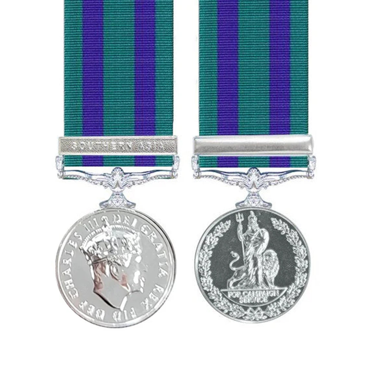 King Charles III GSM 2008 Miniature with Southern Asia Clasp — Empire ...