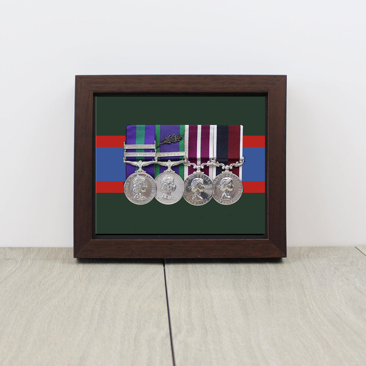 Military Colours Medal Display Case for 3 to 4 Medals (select your own ...