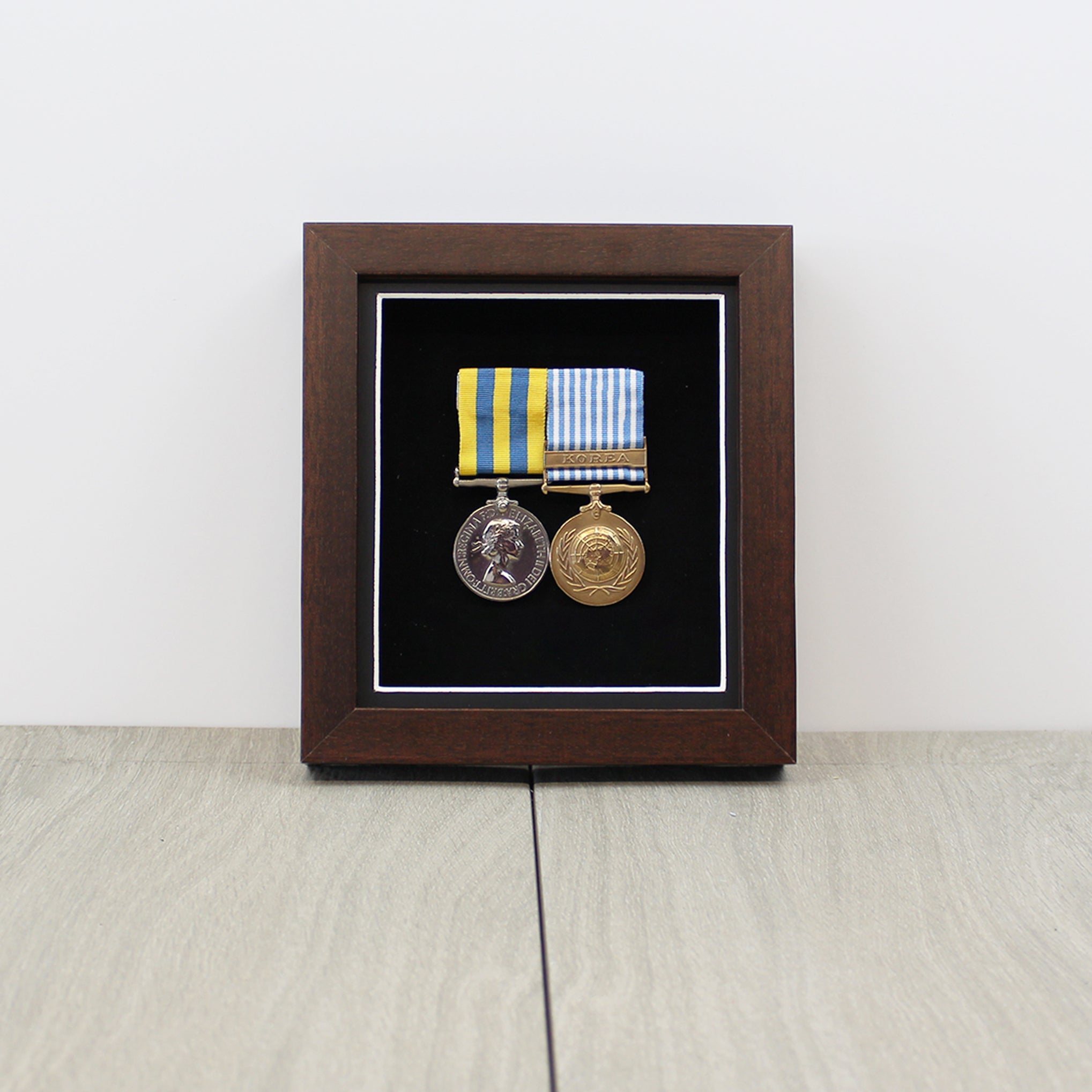 Medal Display Case for 2 Mounted Medals — Empire Medals