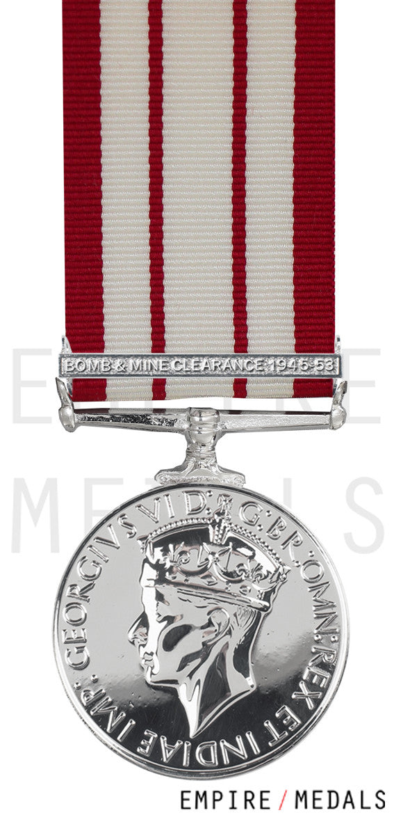 Naval GSM GVI Bomb & Mine Clearance — Empire Medals