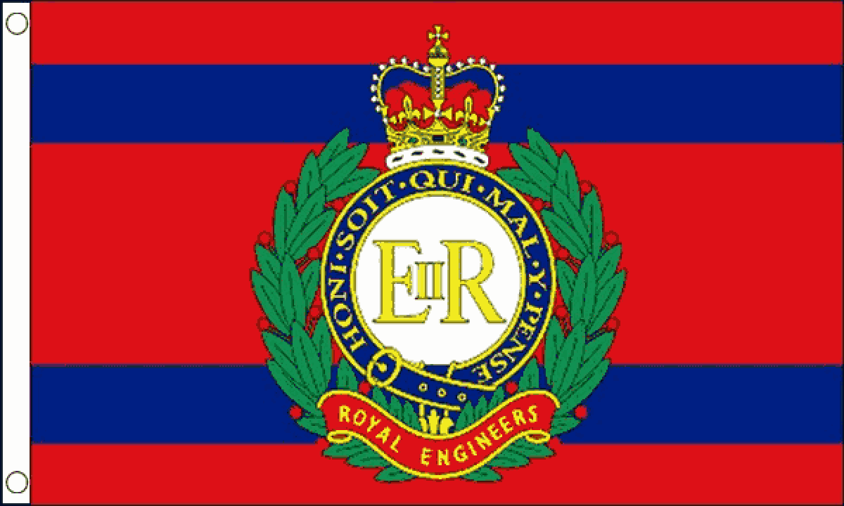 Royal Engineers Corps Flag — Empire Medals