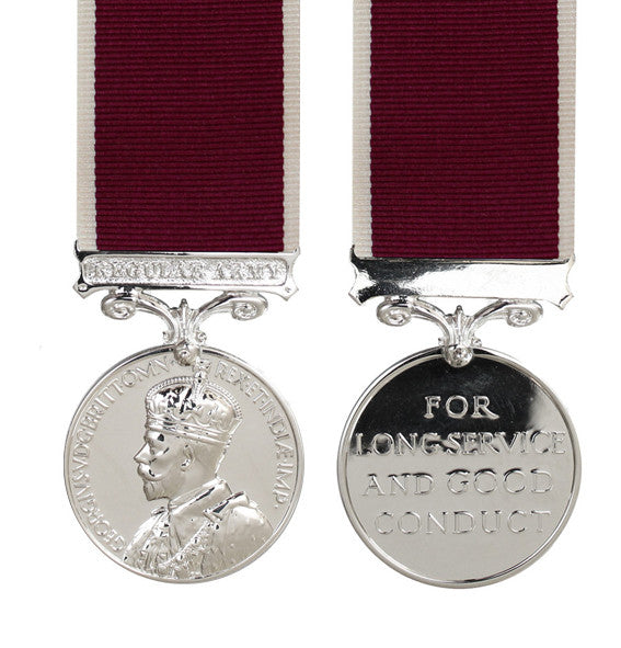 Army Long Service & Good Conduct Medal GV (REGULAR ARMY) – Empire Medals